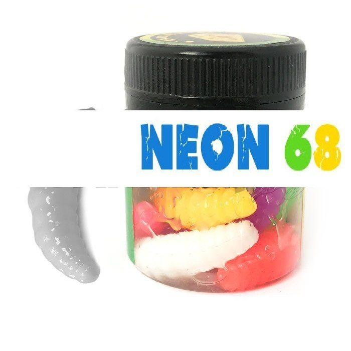 Силиконовые приманки Neon 68 Maggot 1.3'' 35mm #Mix купить в интернет ...
